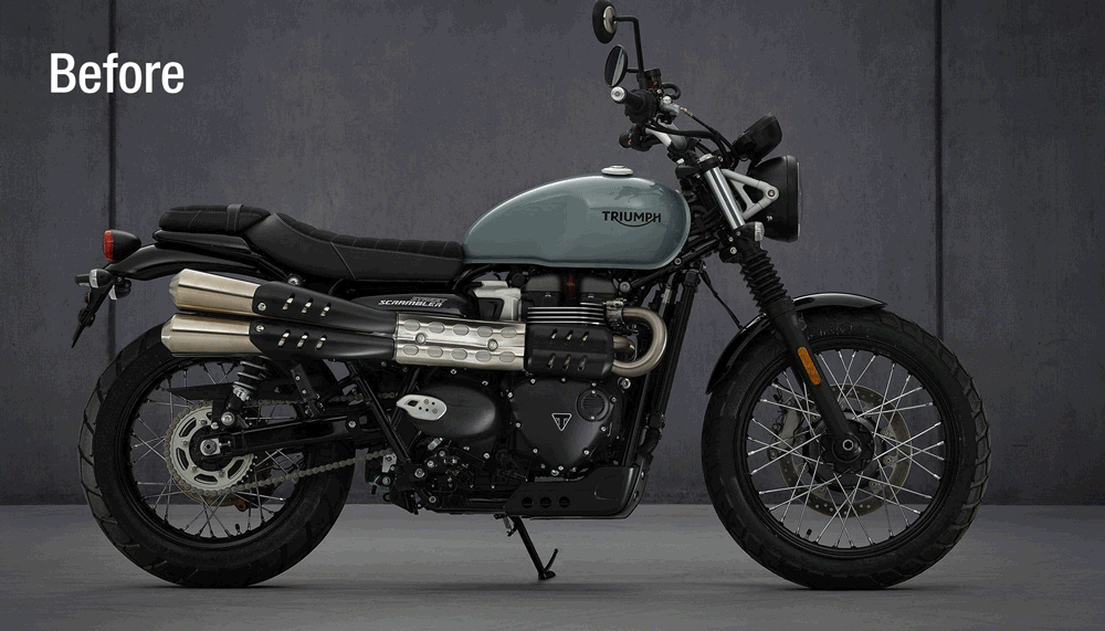 Triumph Street Scrambler 900 Slim Front Fender – Bunker Custom Cycles